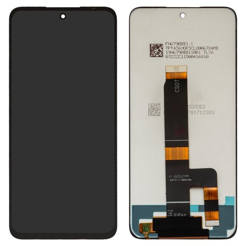 LCD compatible with Xiaomi Poco M6 Pro 5G, Redmi 12, (black, without frame, High Copy) - All Spares